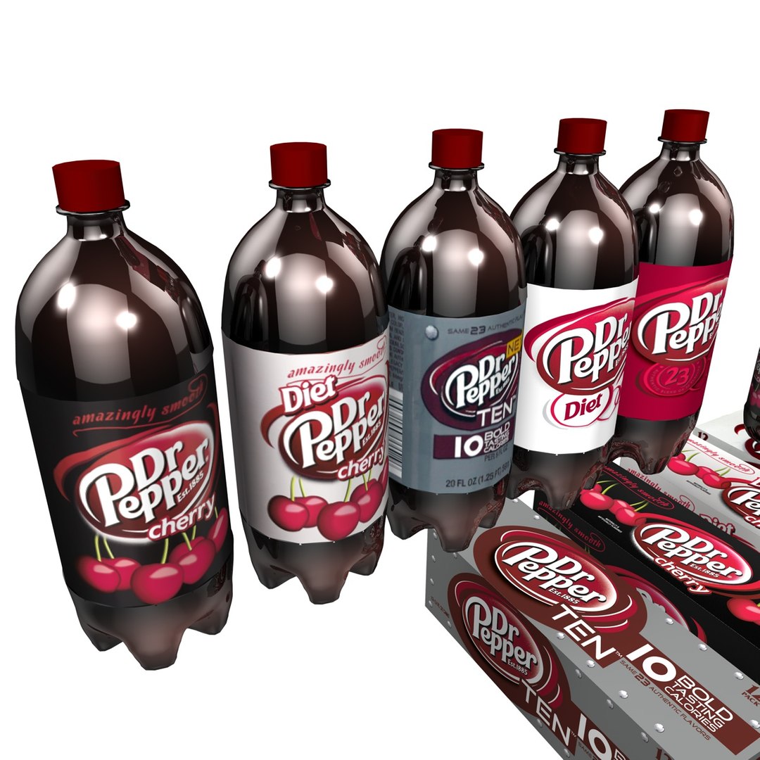 Dr Pepper 3d Model