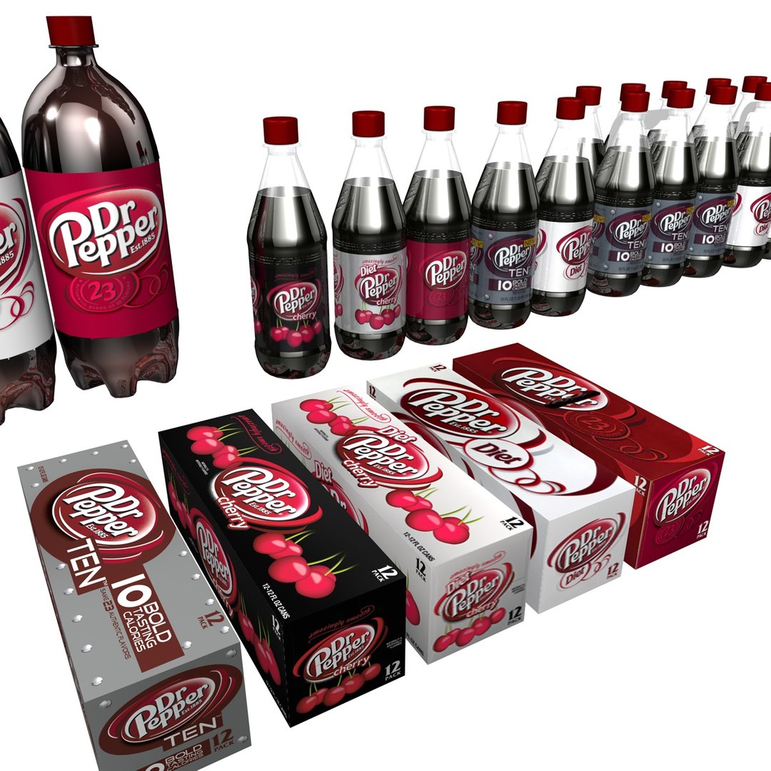 Dr Pepper 3d Model