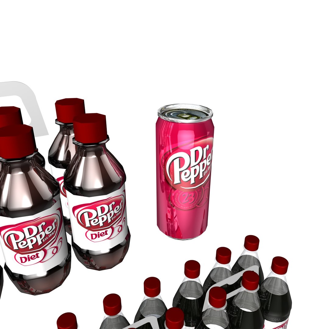Dr Pepper 3d Model