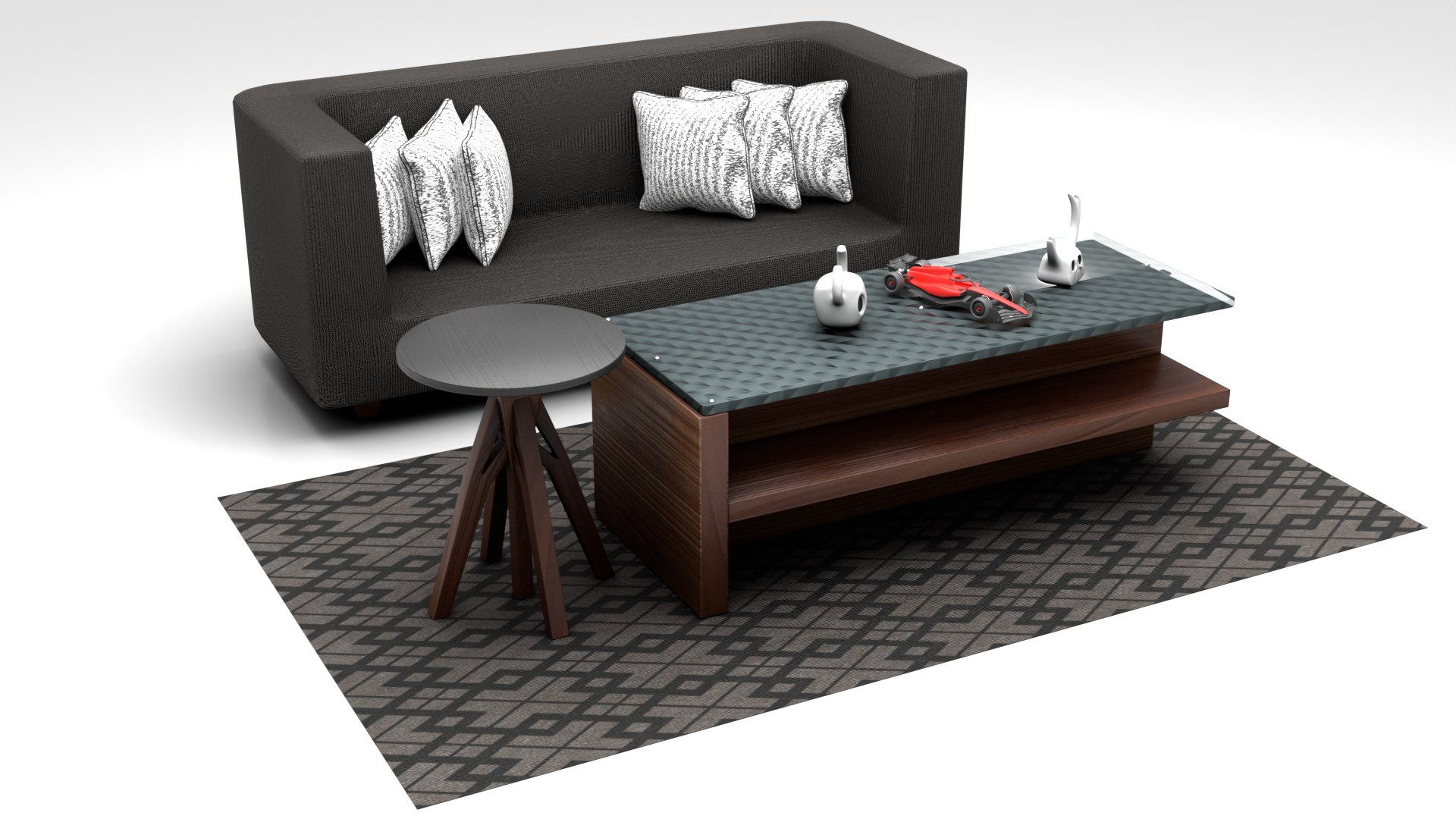 3D Livingroom Furniture - TurboSquid 2497140