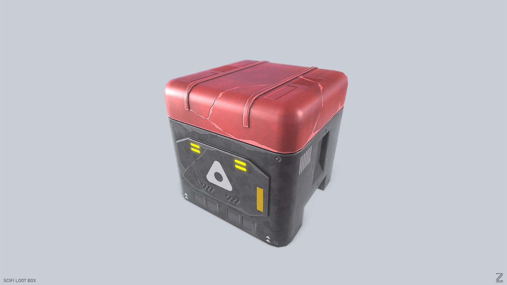 Scifi Loot Box 3D Model - TurboSquid 2219788