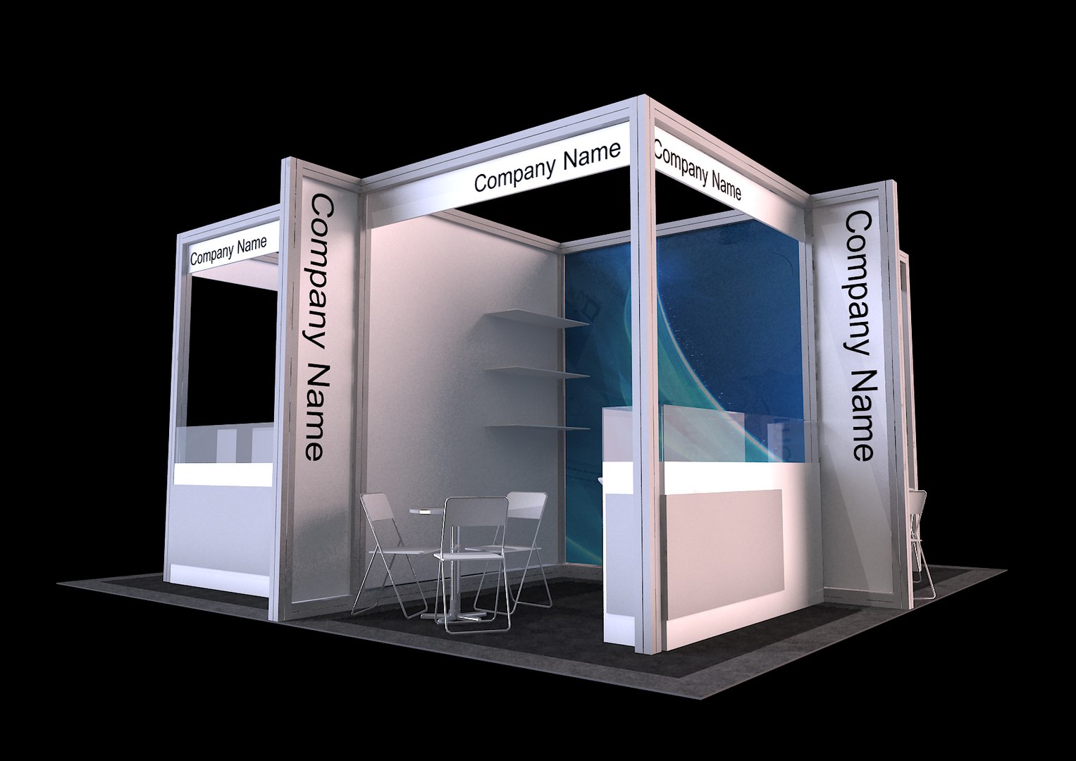 Maxima Structure Booth Model - TurboSquid 1912642