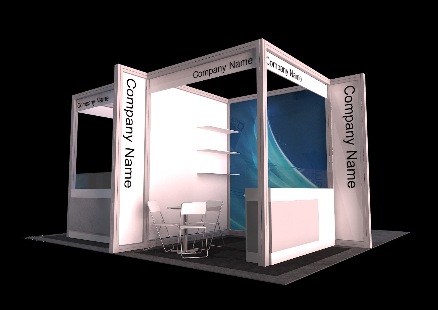 Maxima Structure Booth Model - TurboSquid 1912642