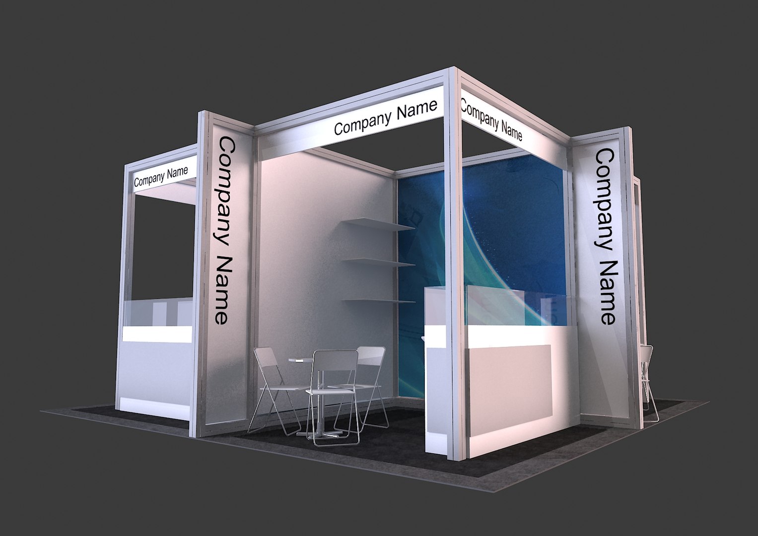 Maxima Structure Booth Model - TurboSquid 1912642