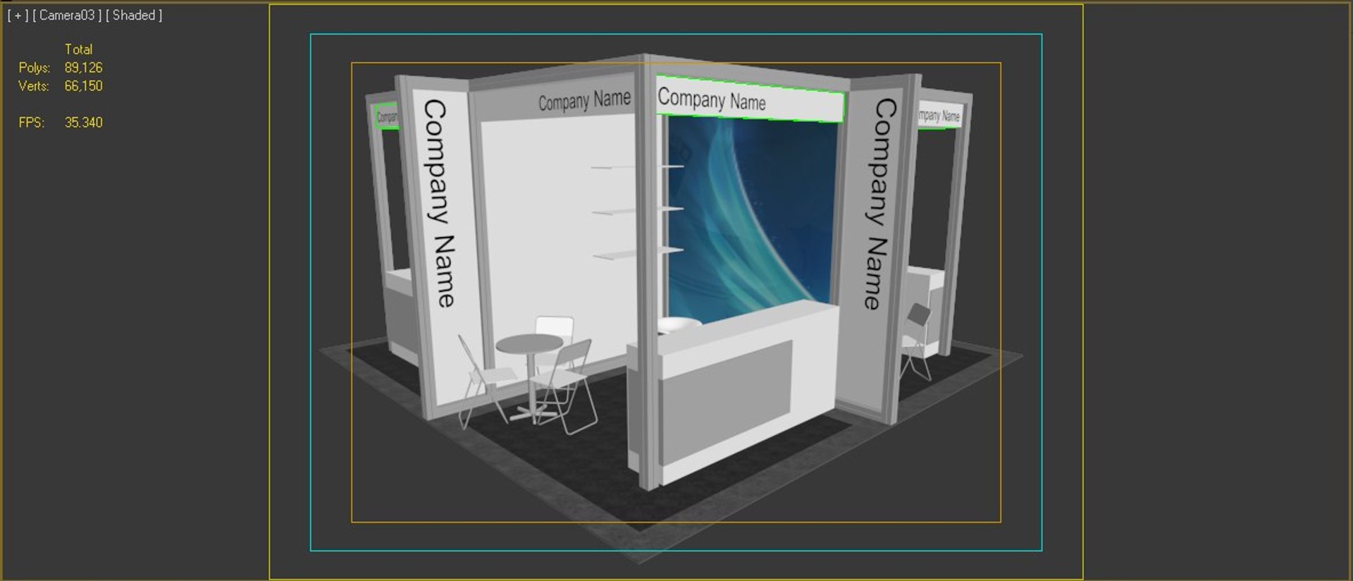 Maxima Structure Booth Model - TurboSquid 1912642