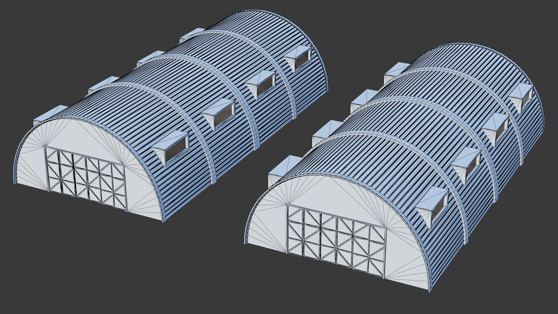 3D Military Tents And Buildings - Low-Poly - PBR Model - TurboSquid 1964282