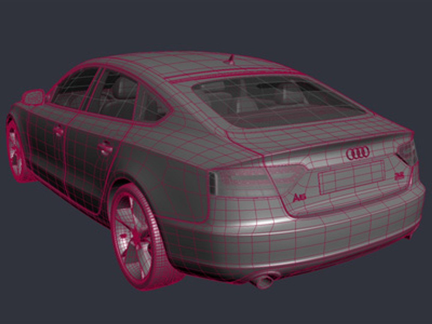 3d Audi A5 Sportback 2010