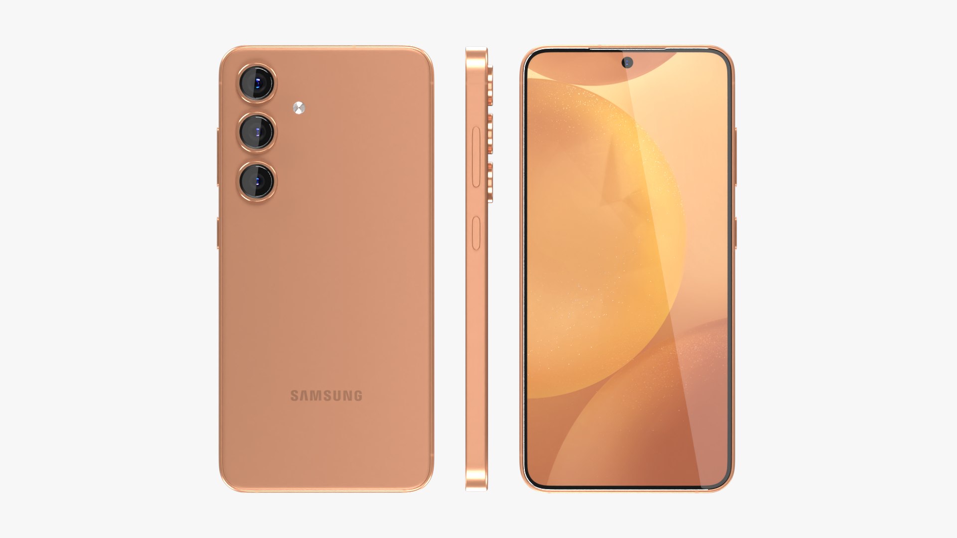 3D Samsung Galaxy S24 Sandstone Orange - TurboSquid 2179333