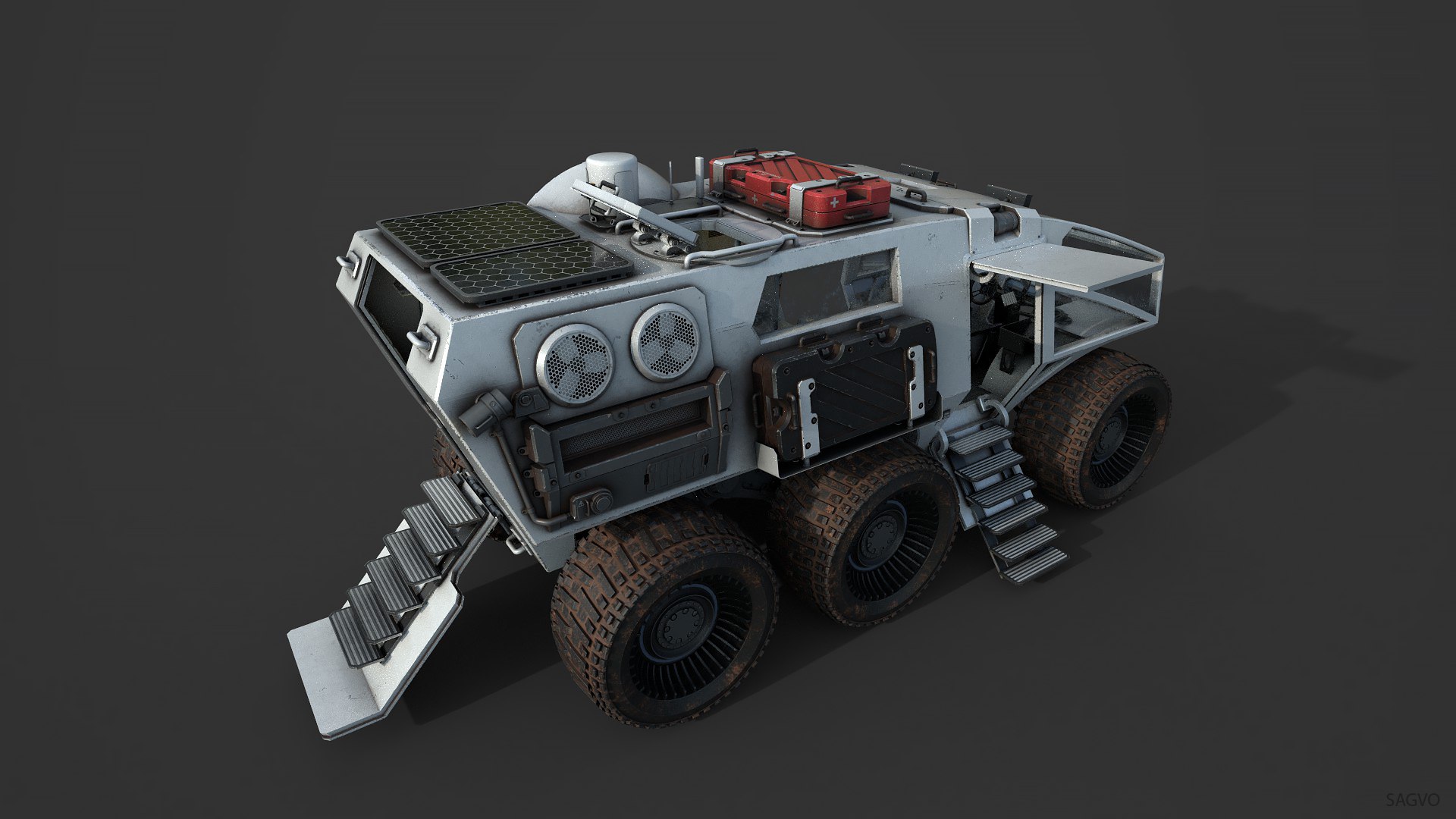 3D Model Mars Car - TurboSquid 1395299