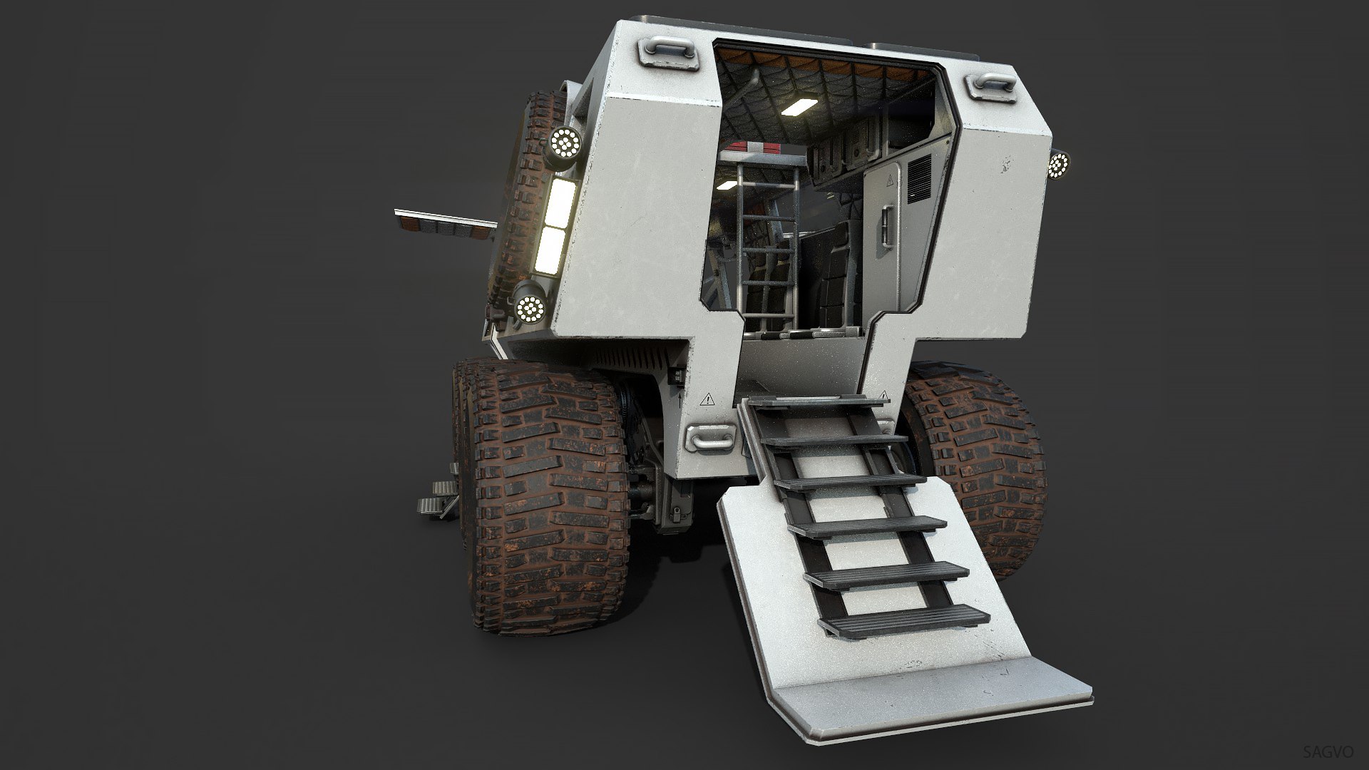 3D Model Mars Car - TurboSquid 1395299