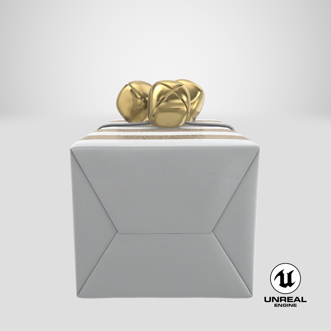Wrapped christmas gift 07 3D model - TurboSquid 1223285