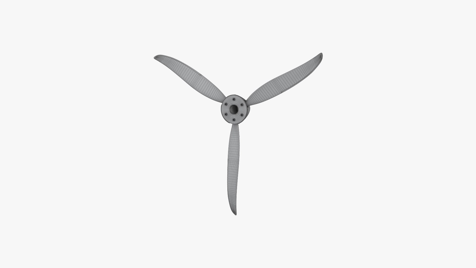3D 3-Blade Propeller - TurboSquid 2002743