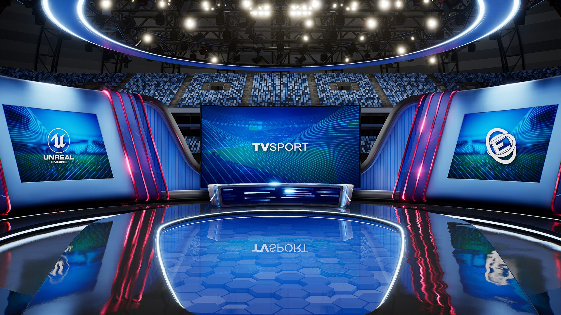 3D Virtual Studios Vol 1 For UE - TurboSquid 1952674