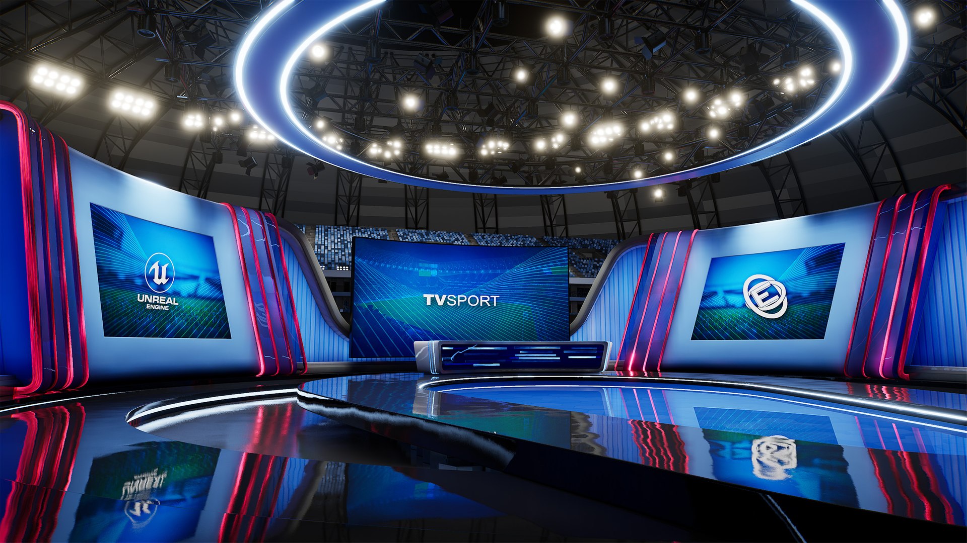 3D Virtual Studios Vol 1 For UE - TurboSquid 1952674