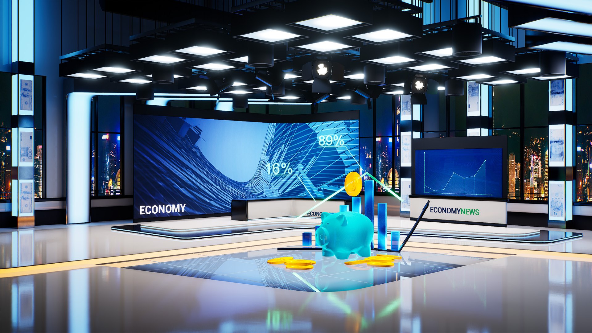 3D Virtual Studios Vol 1 For UE - TurboSquid 1952674