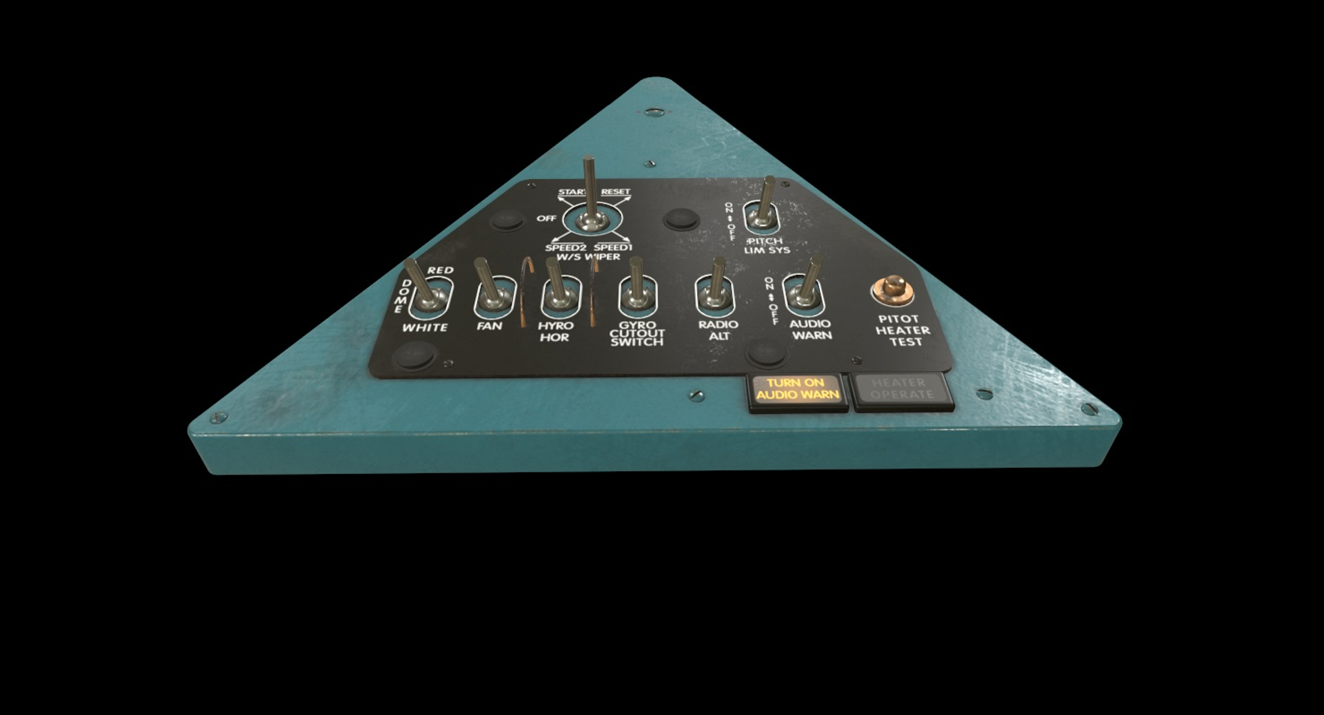 3D Left Triangular Panels Board Model - TurboSquid 1362060