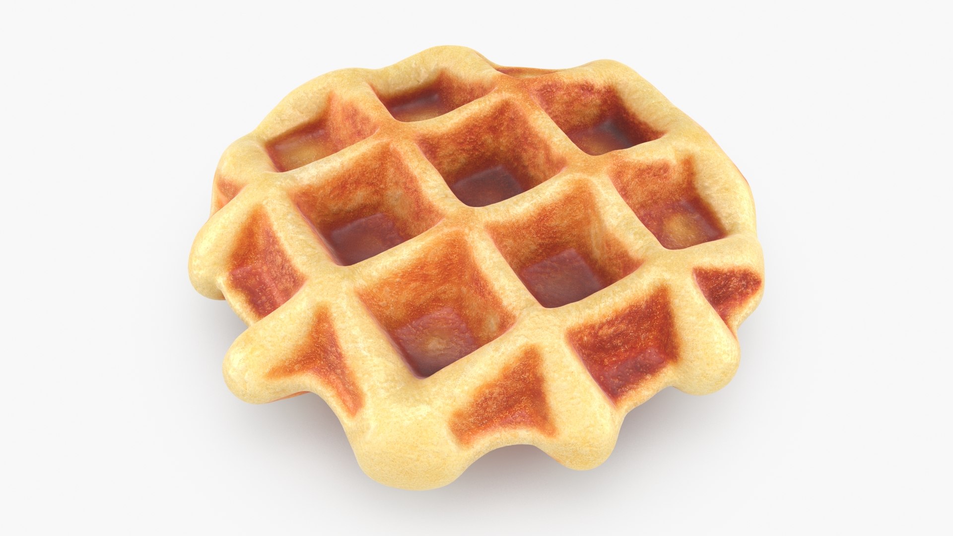 Waffle 3D Model - TurboSquid 1921002