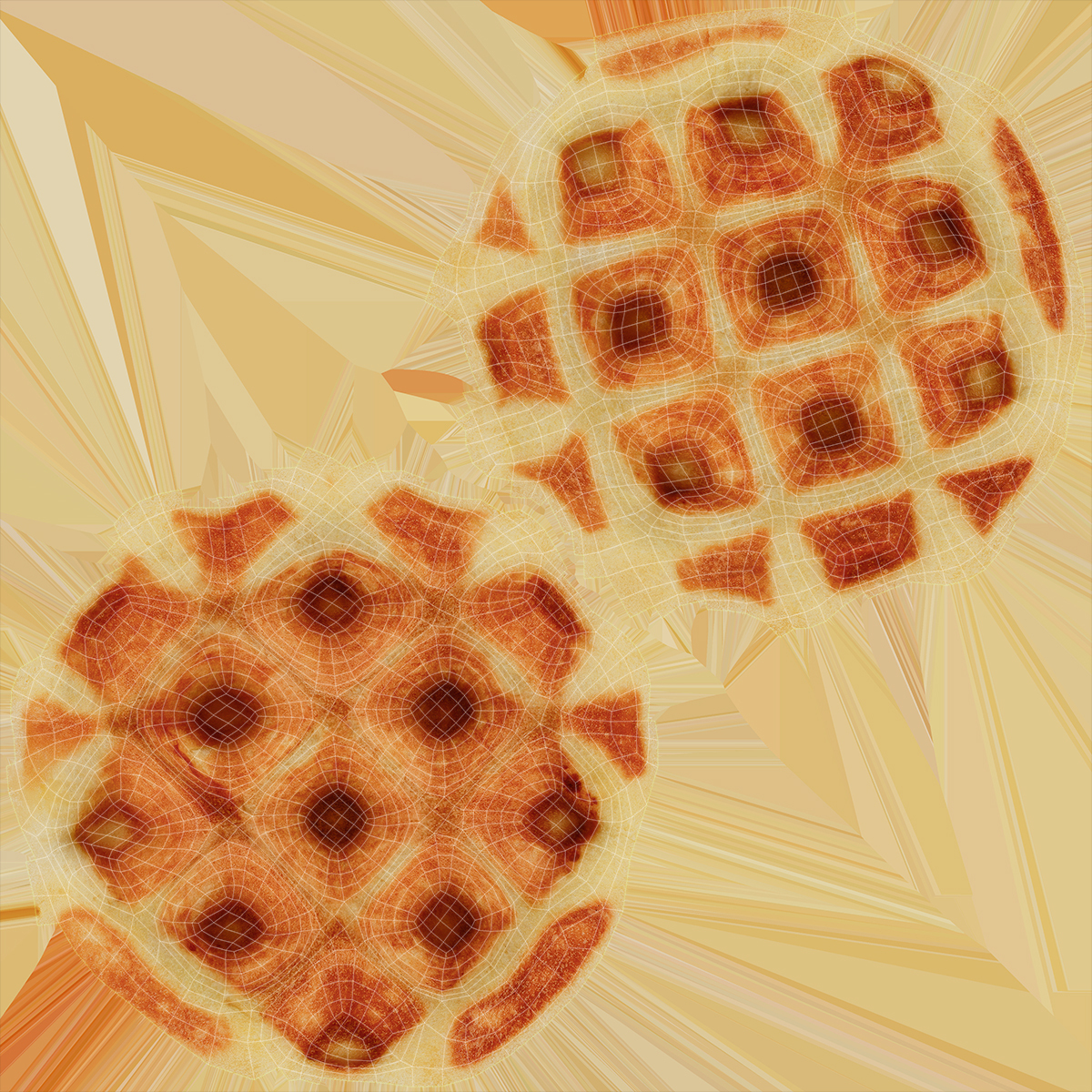 modelo 3d Waffle - TurboSquid 1921002