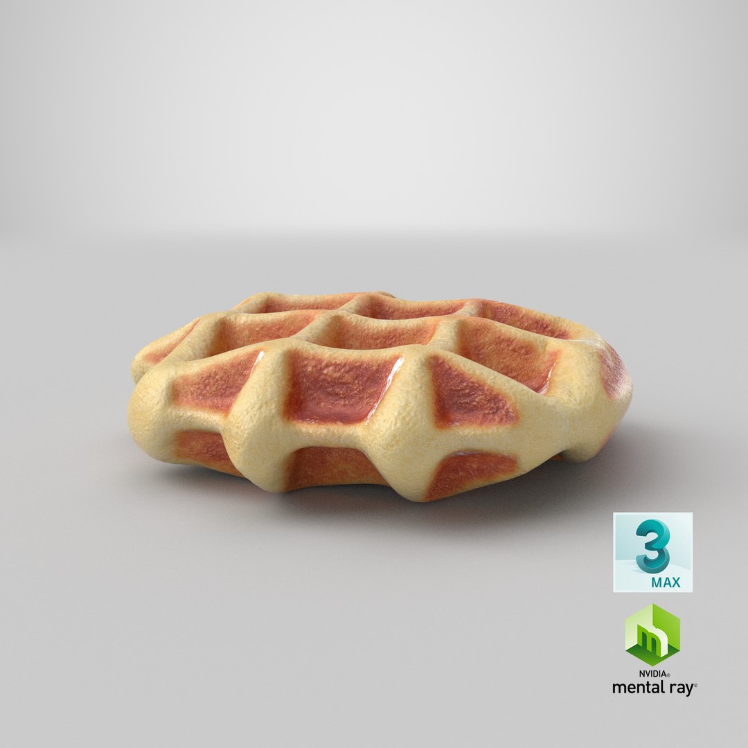 Waffle 3D model - TurboSquid 1921002