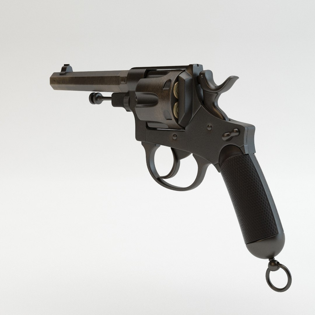 3d - Bodeo 1889 Revolver