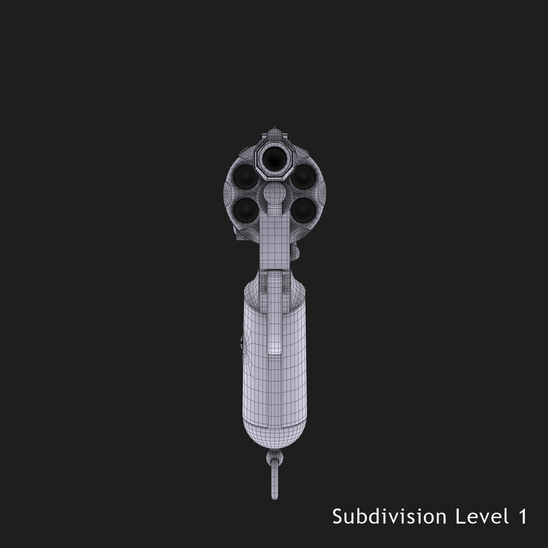 3d - Bodeo 1889 Revolver