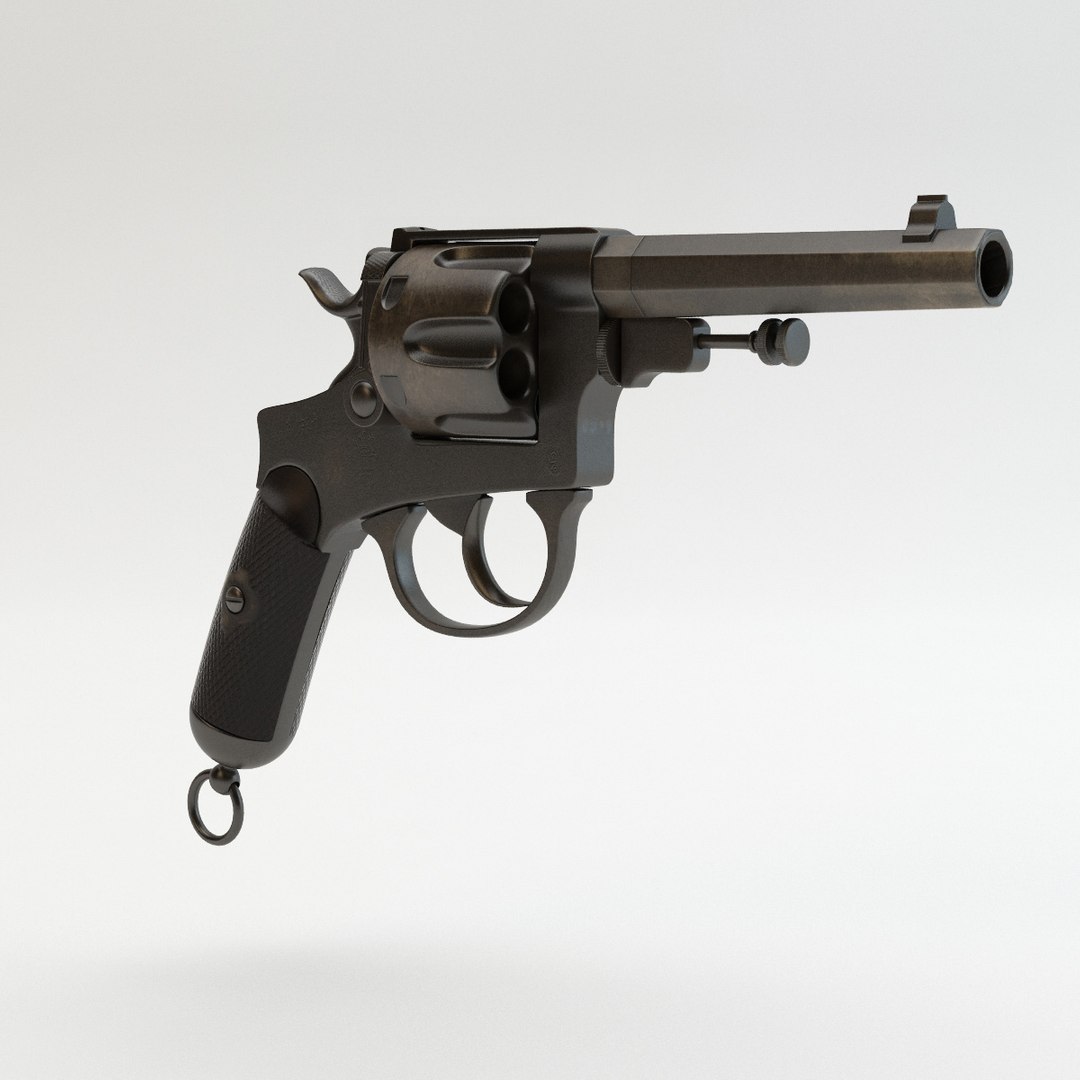 3d - Bodeo 1889 Revolver