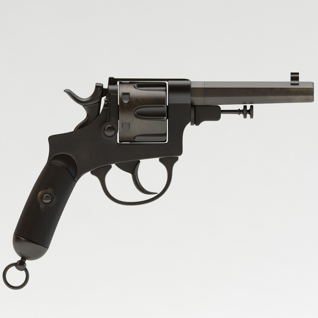 3d - Bodeo 1889 Revolver