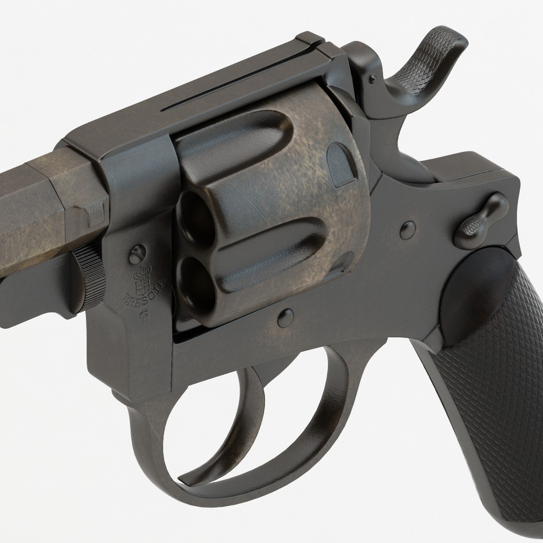 3d - Bodeo 1889 Revolver