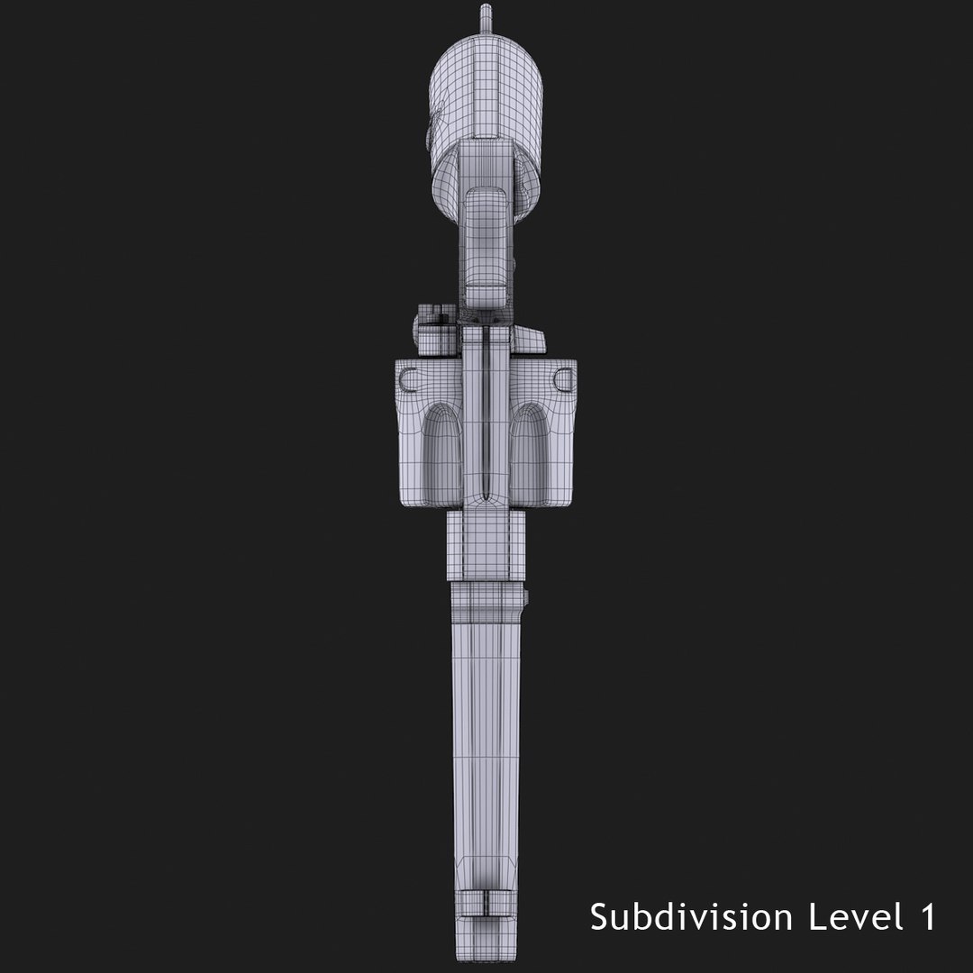 3d - Bodeo 1889 Revolver