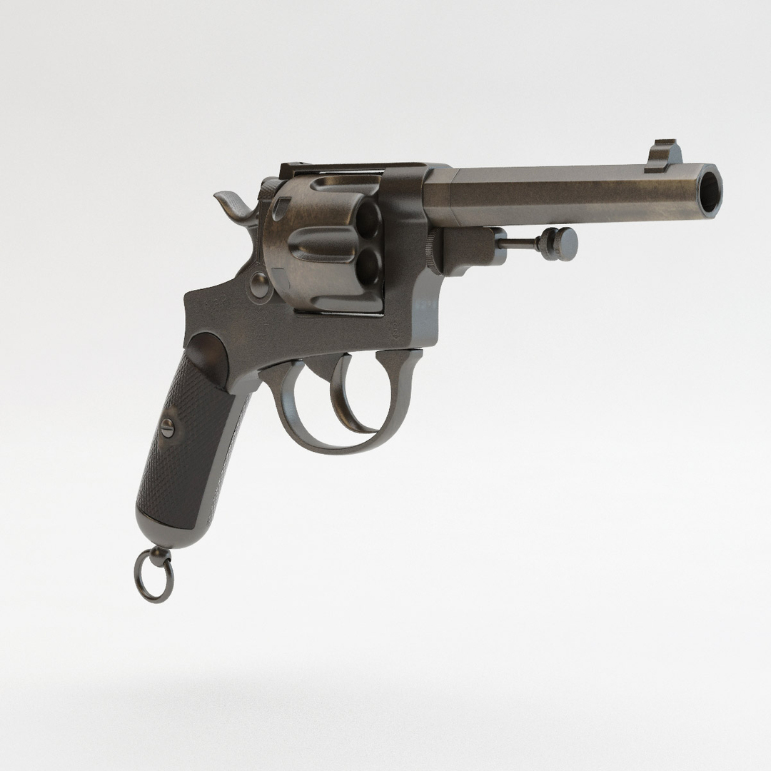 3d - Bodeo 1889 Revolver