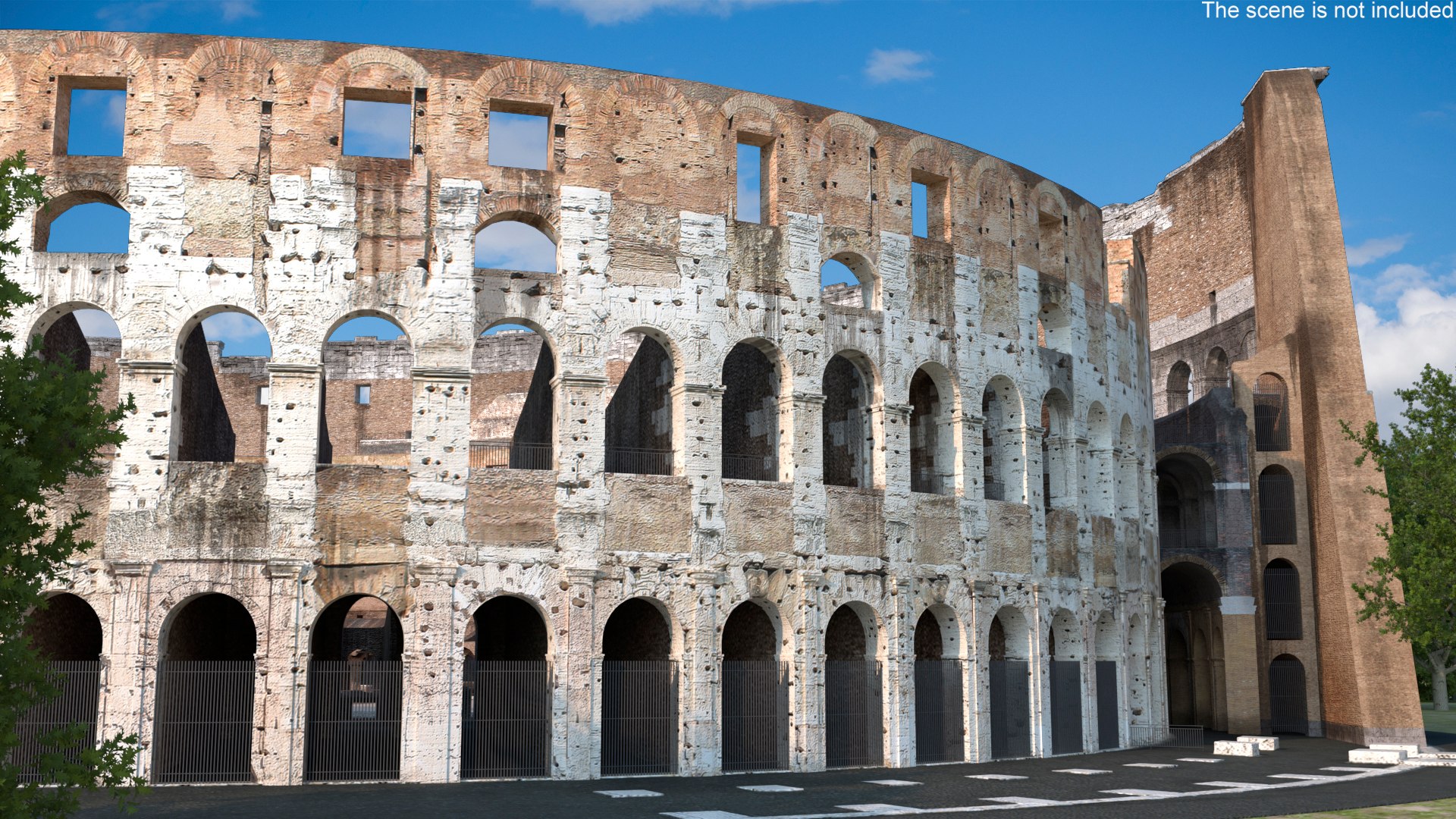 Roman Colosseum Arena 3D Model - TurboSquid 2385070