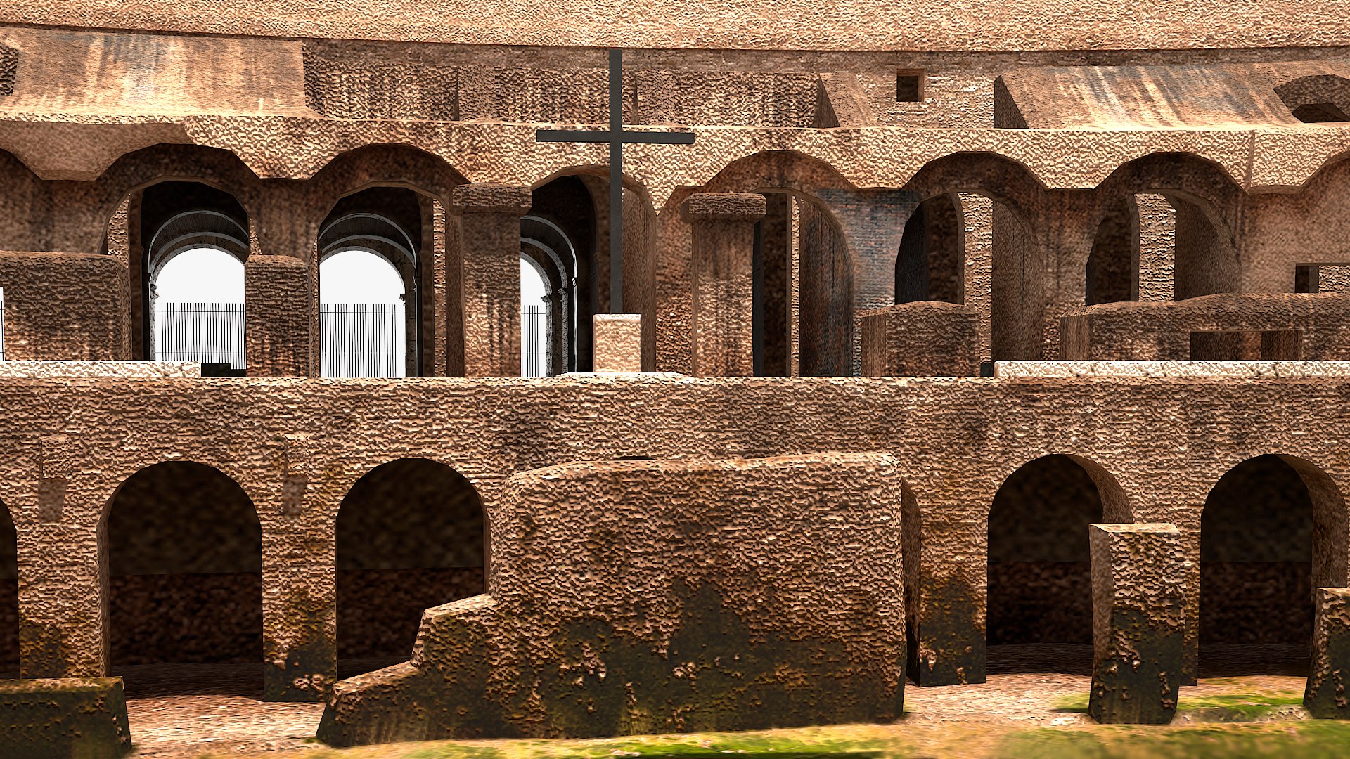 Roman Colosseum Arena 3D Model - TurboSquid 2385070