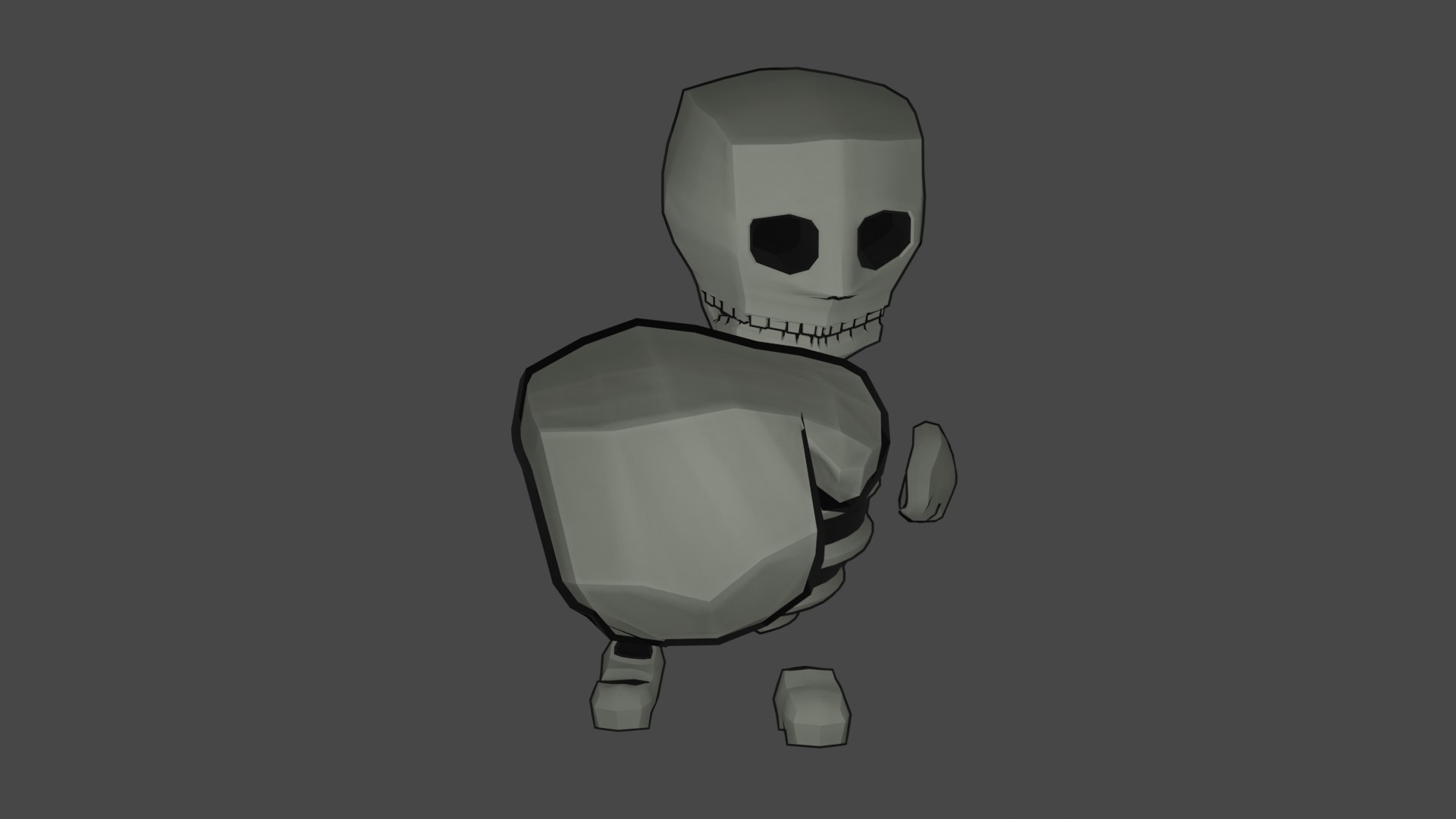 Skull Cartoon 3D Model - TurboSquid 2024880