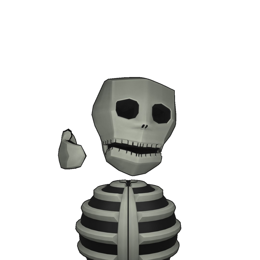 Skull Cartoon 3D Model - TurboSquid 2024880