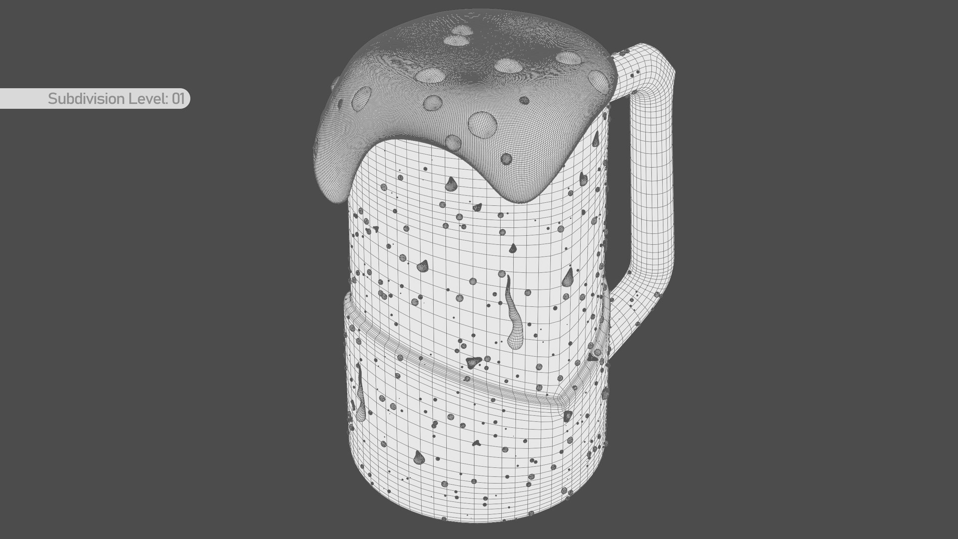 Spaten Glass Beer 3D Model - TurboSquid 2258430