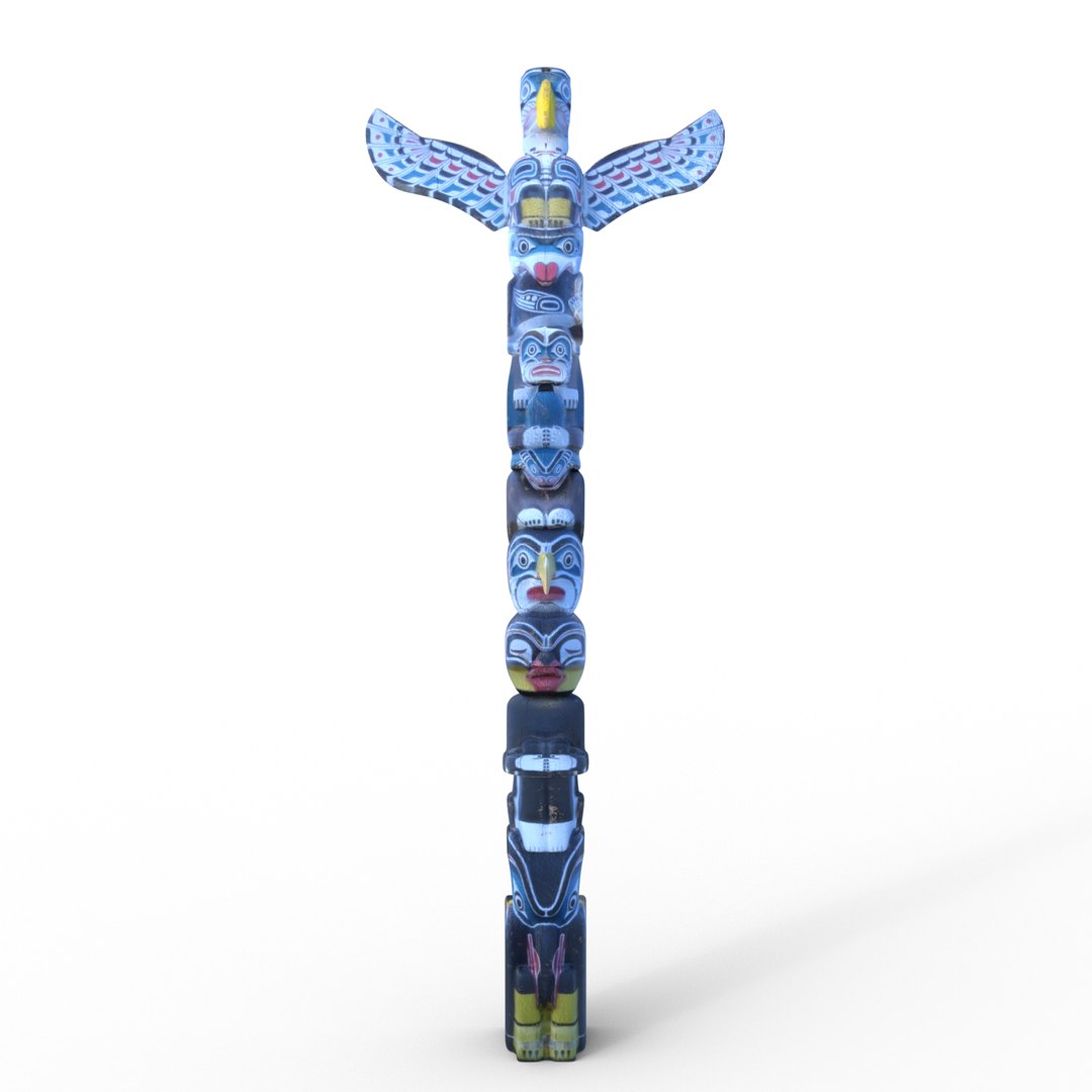 Totem Pole Stanley Model - TurboSquid 1461278