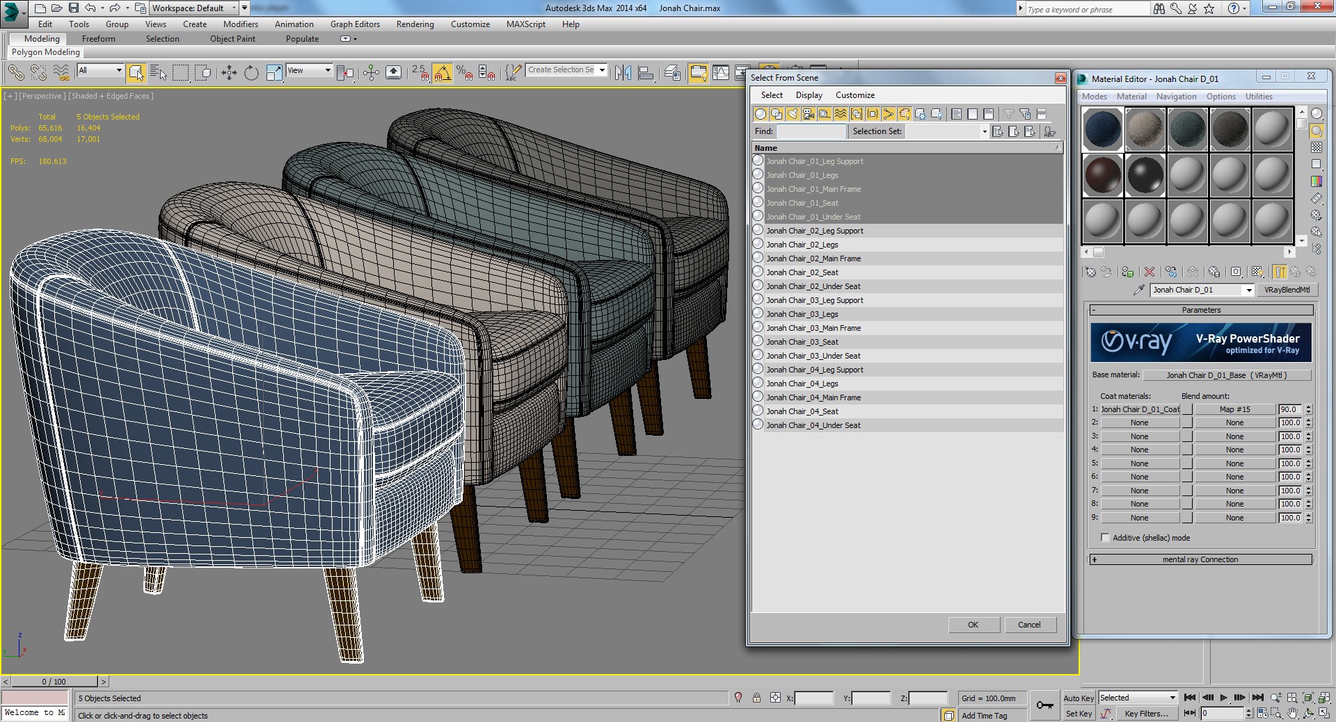 3D Model Jonah Chair West Elm - TurboSquid 1958132