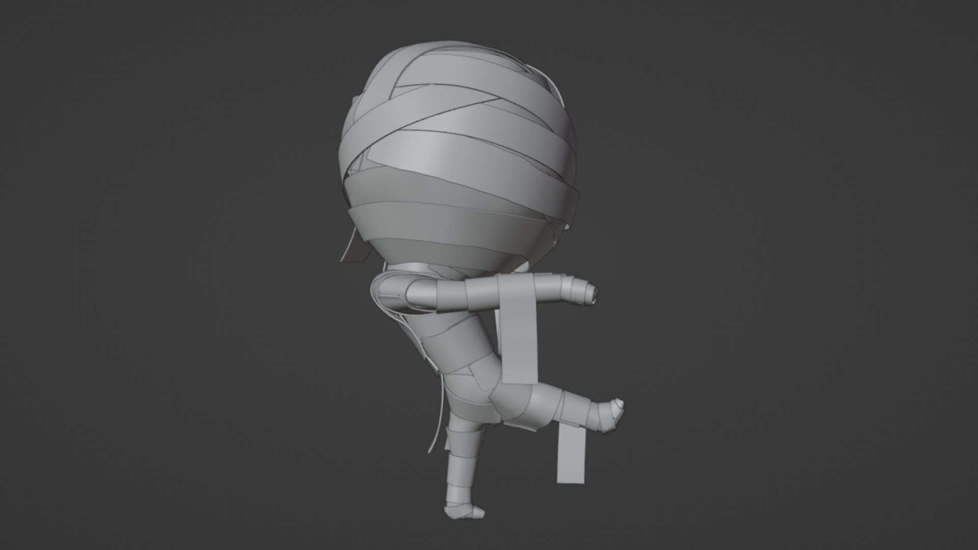 3D model Mummy Chibi - TurboSquid 2135671