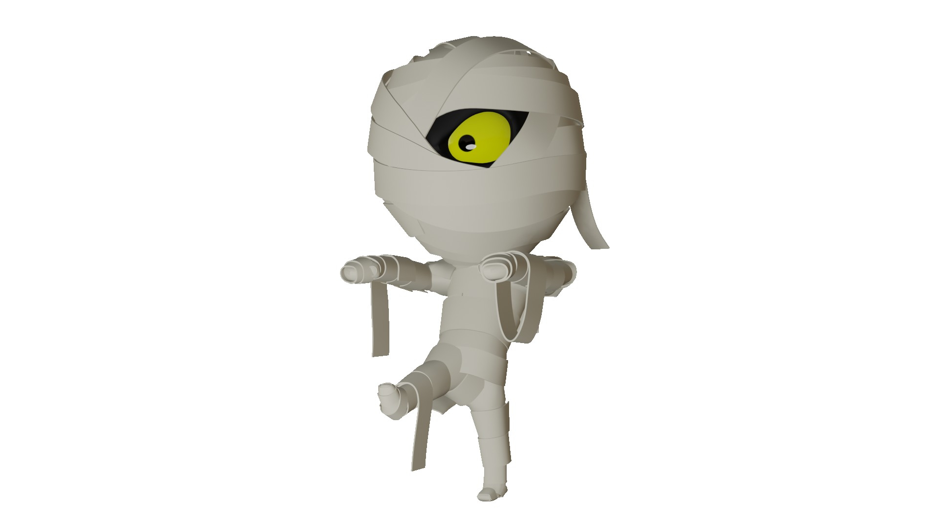3D model Mummy Chibi - TurboSquid 2135671