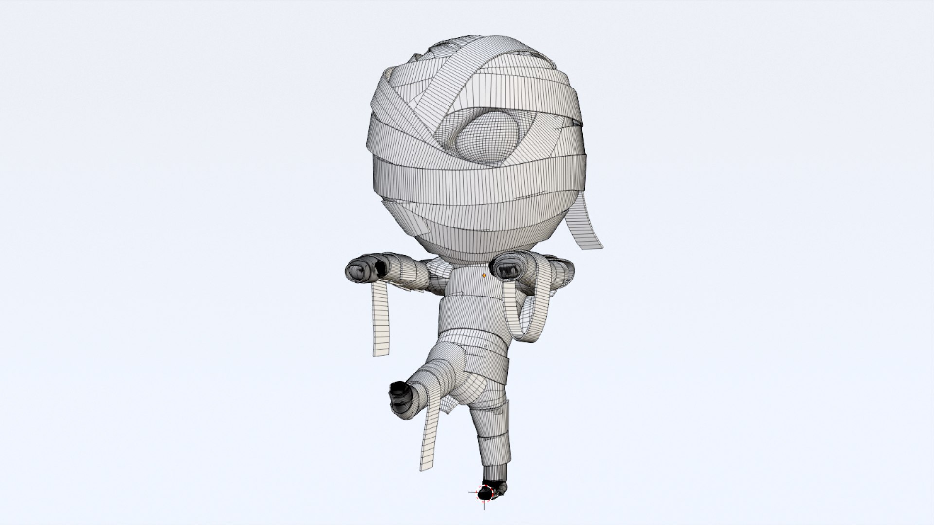 3D model Mummy Chibi - TurboSquid 2135671