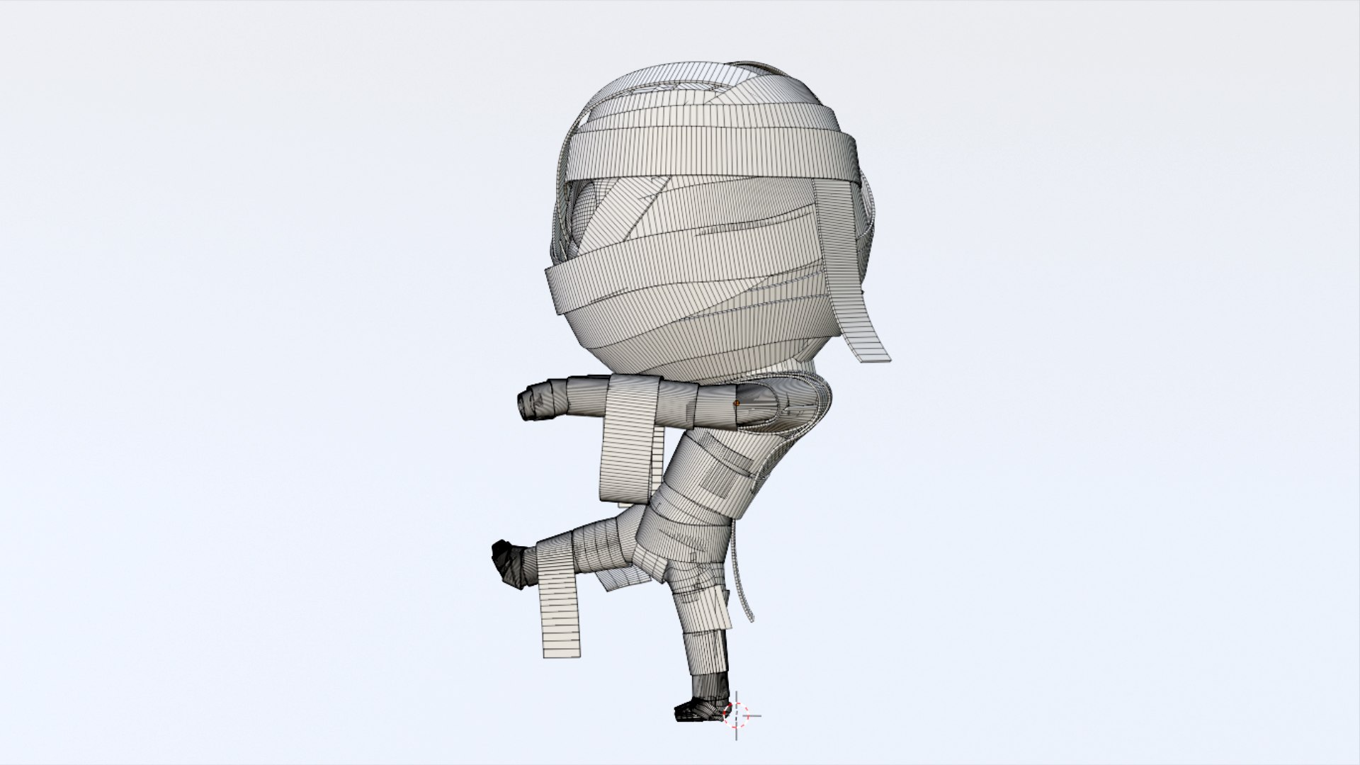 3D model Mummy Chibi - TurboSquid 2135671