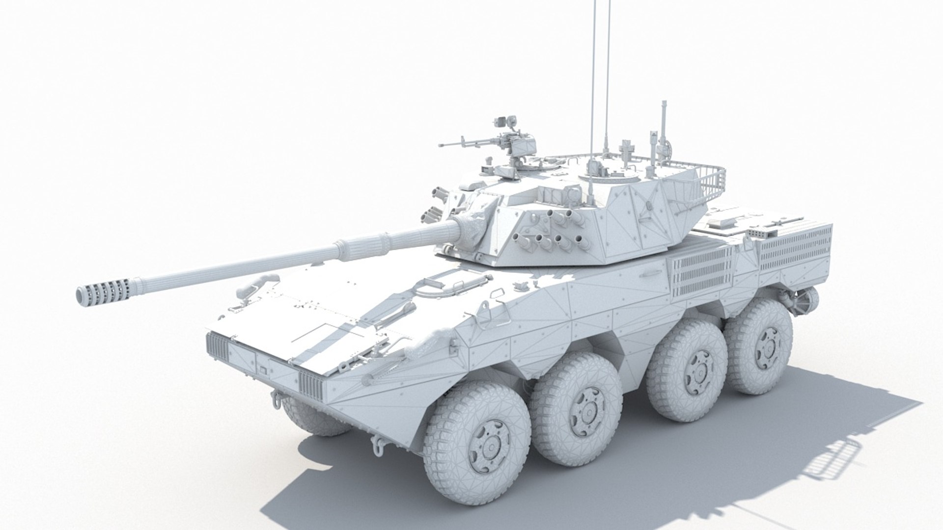 3D ZTL 11 Wheeled Armored Assault Vehicle - TurboSquid 2411494