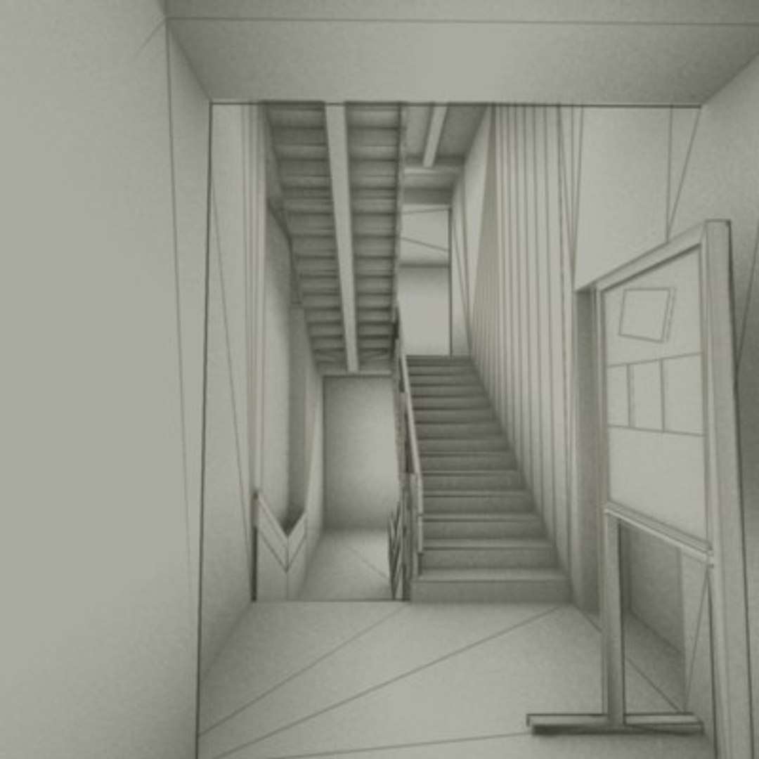 3d interior school model