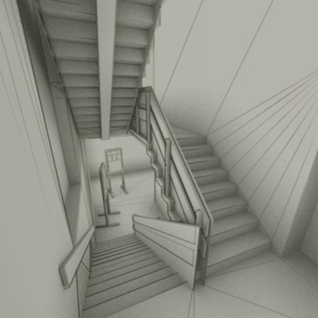 3d interior school model