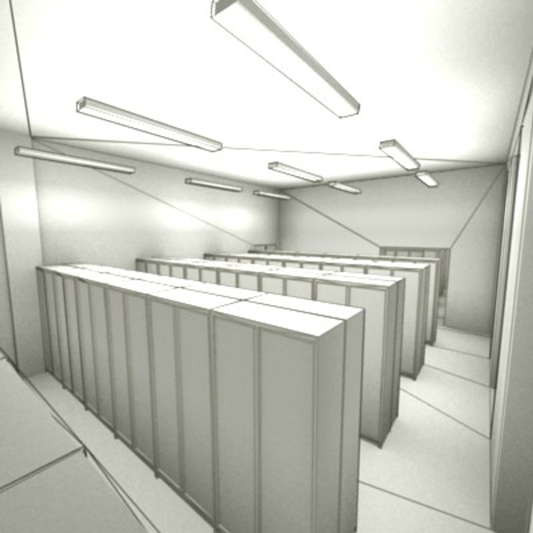 3d interior school model