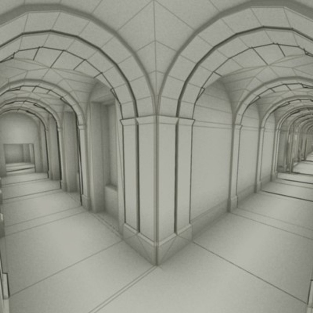 3d interior school model