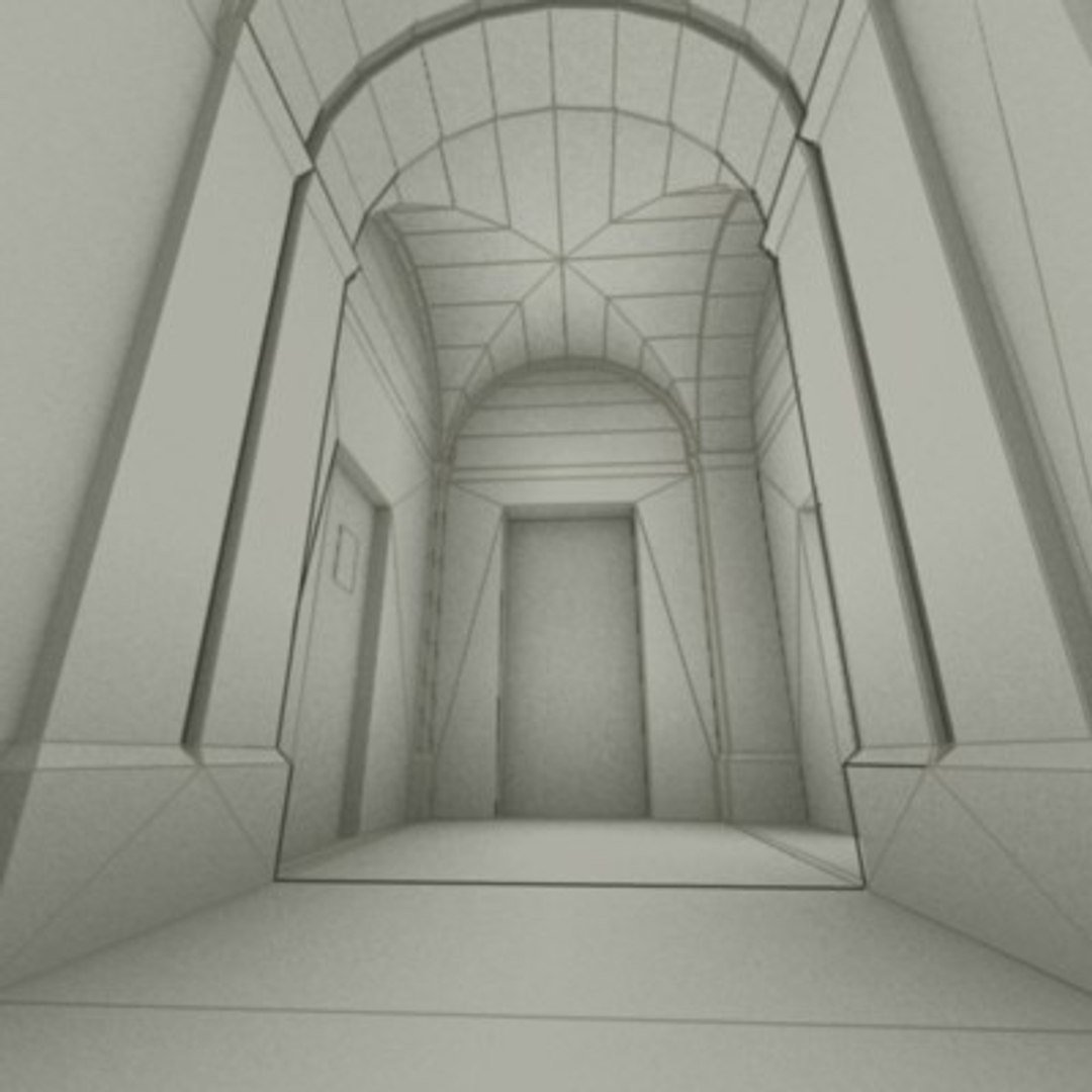 3d interior school model