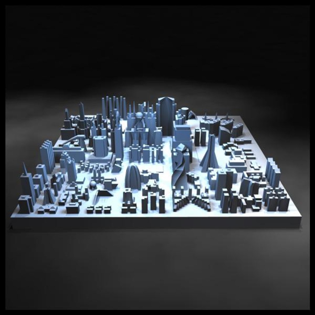 3d model city