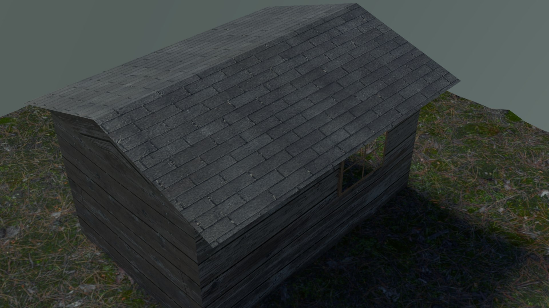 3D Old Wooden Shack - TurboSquid 1241518