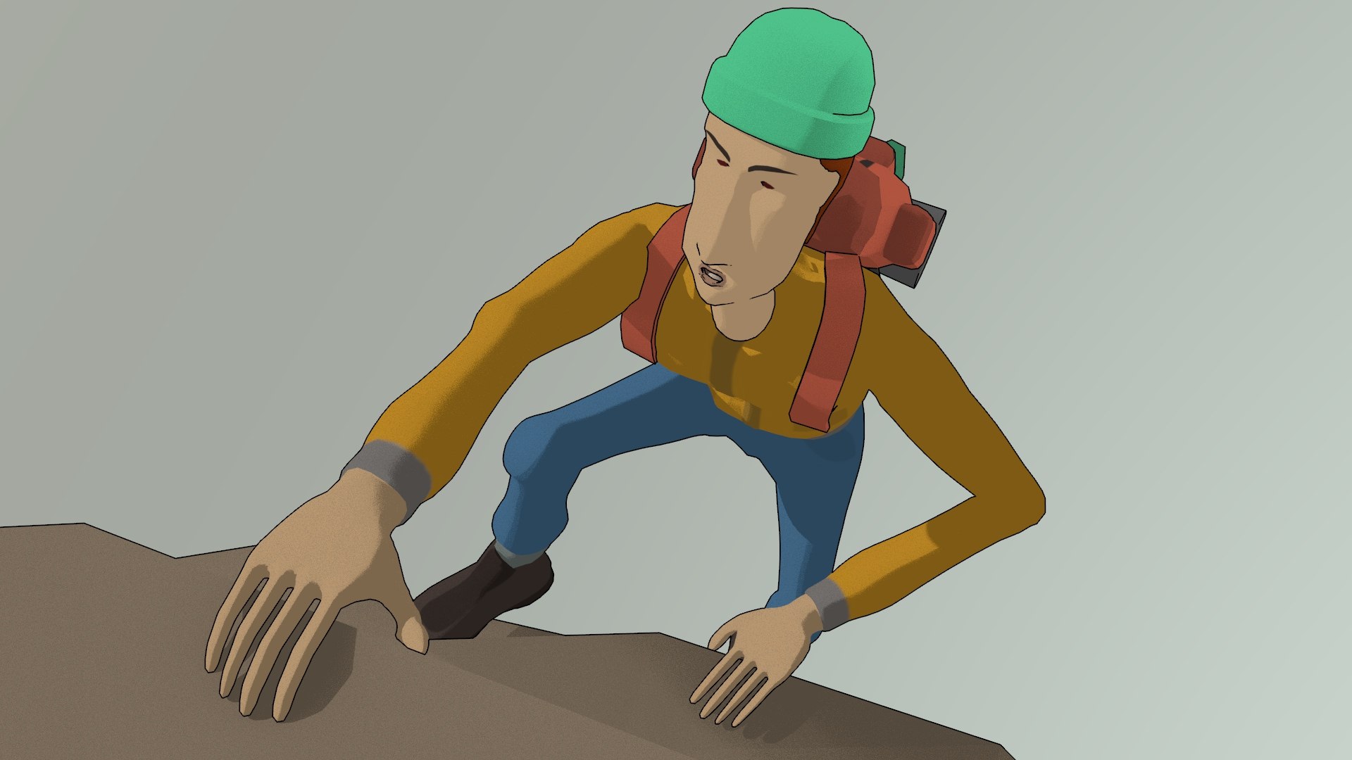 Free Hiker Character 3D Model - TurboSquid 1693404